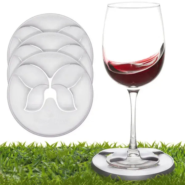 Glass Slipper | Portable Wine & Cocktail Glass Stabilizer - Spill-Free ...